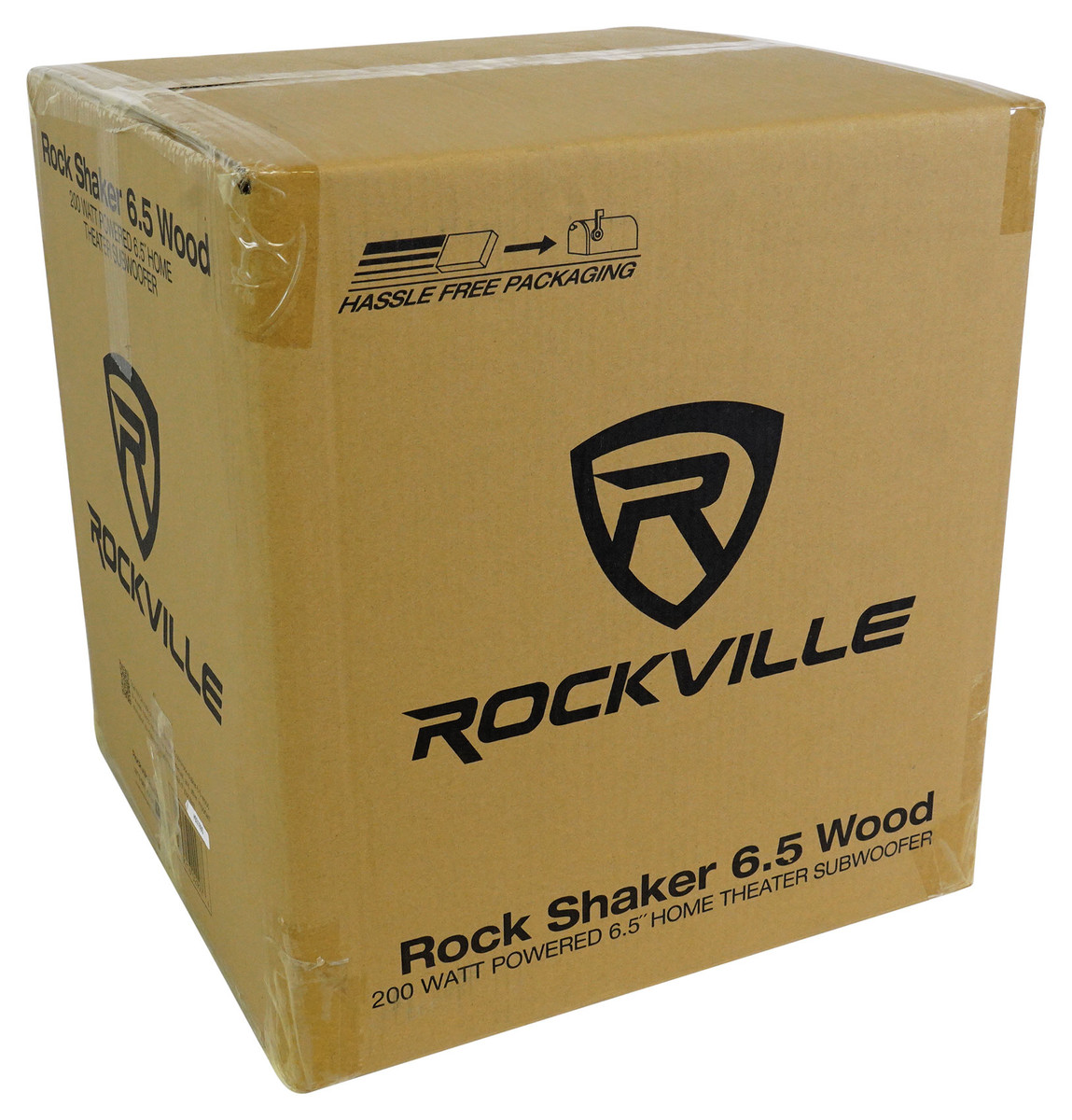 Rockville ROCK SHAKER 6.5" Inch Wood 200w Powered Home Theater ...