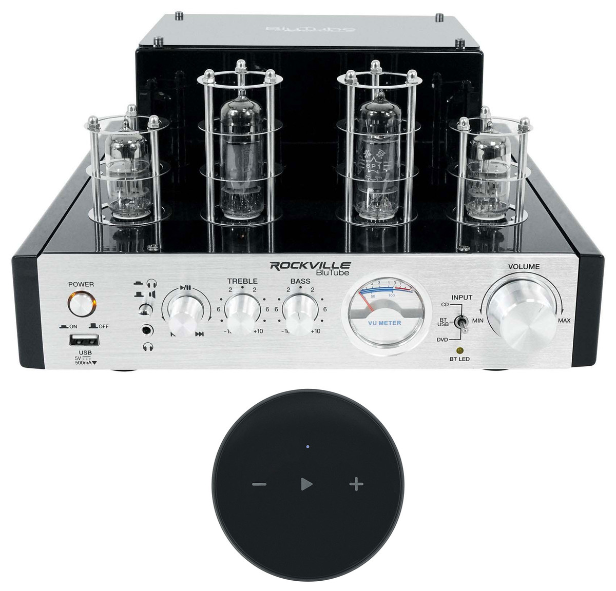 Rockville BluTube 70w Tube Amplifier/Home Stereo w/Smart Wifi Streaming ...