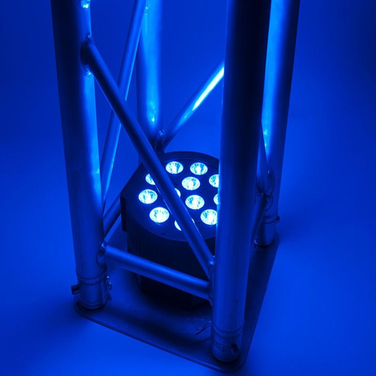 American DJ ADJ 12PX HEX RGBAW + UV LED DMX RF Par Can Wash Stage Up ...