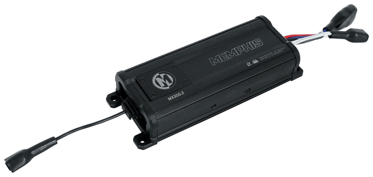 Memphis Audio MX300.2 300w RMS 2 Channel Powersports UTV ATV Amplifier ...