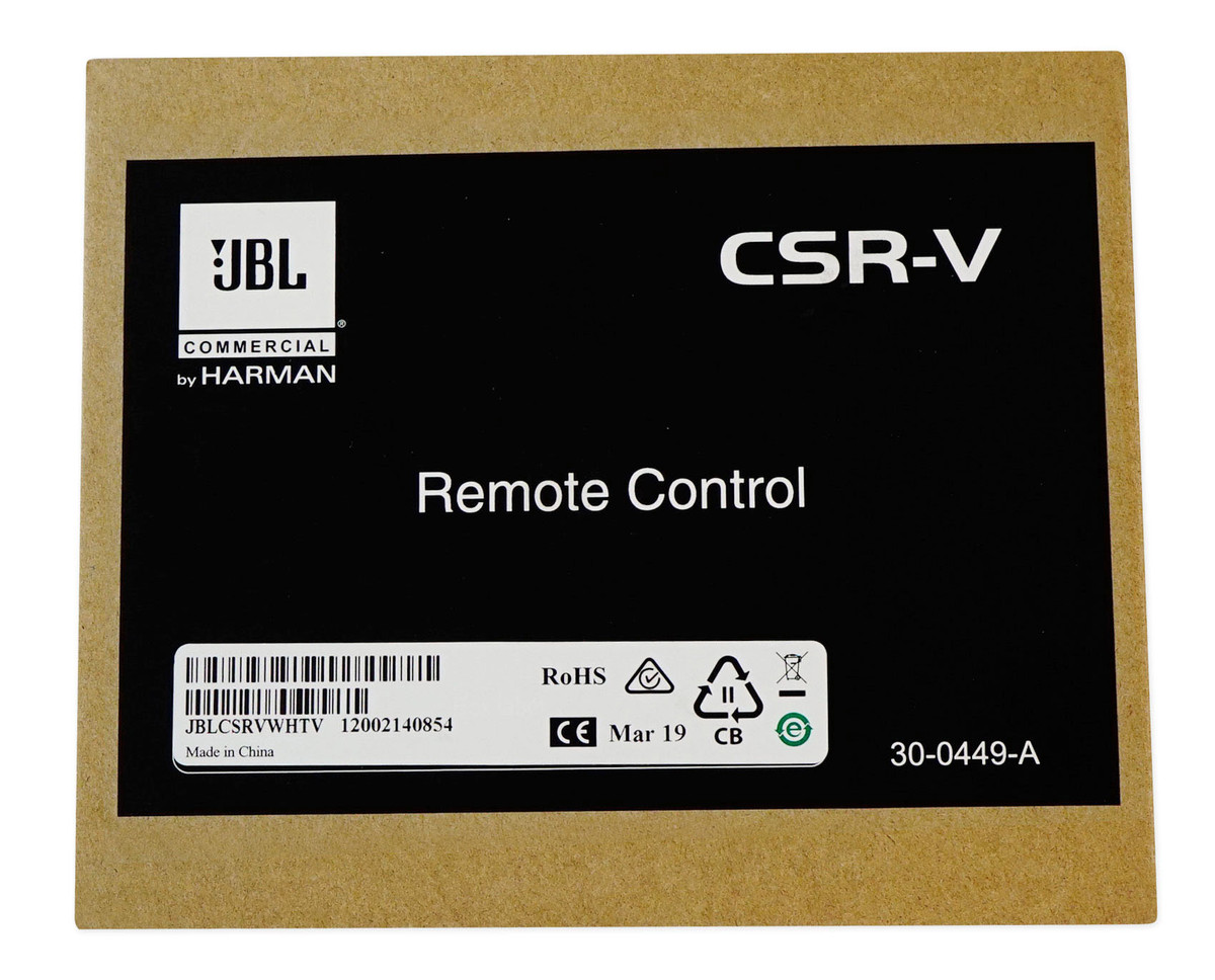 JBL CSR-V White Wall Volume Controller For Select CSM/CSMA/VMA Mixer ...