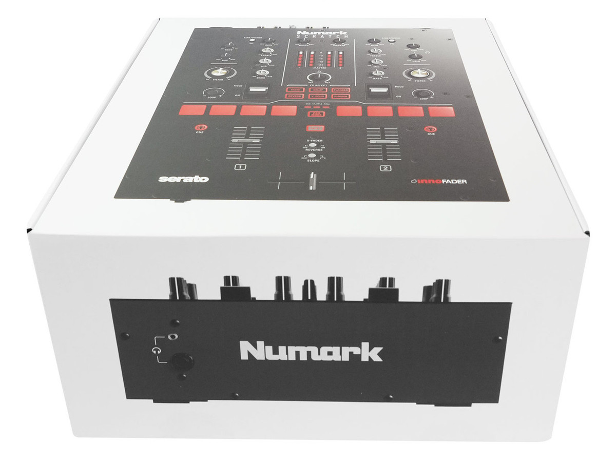 Numark Scratch 24-Bit 2-Channel Serato DJ Pro DVS Scratch Mixer w/ 8 ...