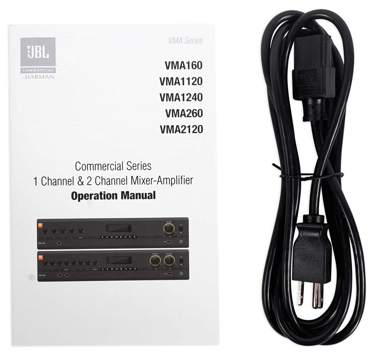 JBL VMA160 Commercial/Restaurant 120W Bluetooth Amplifier+Black Wall ...