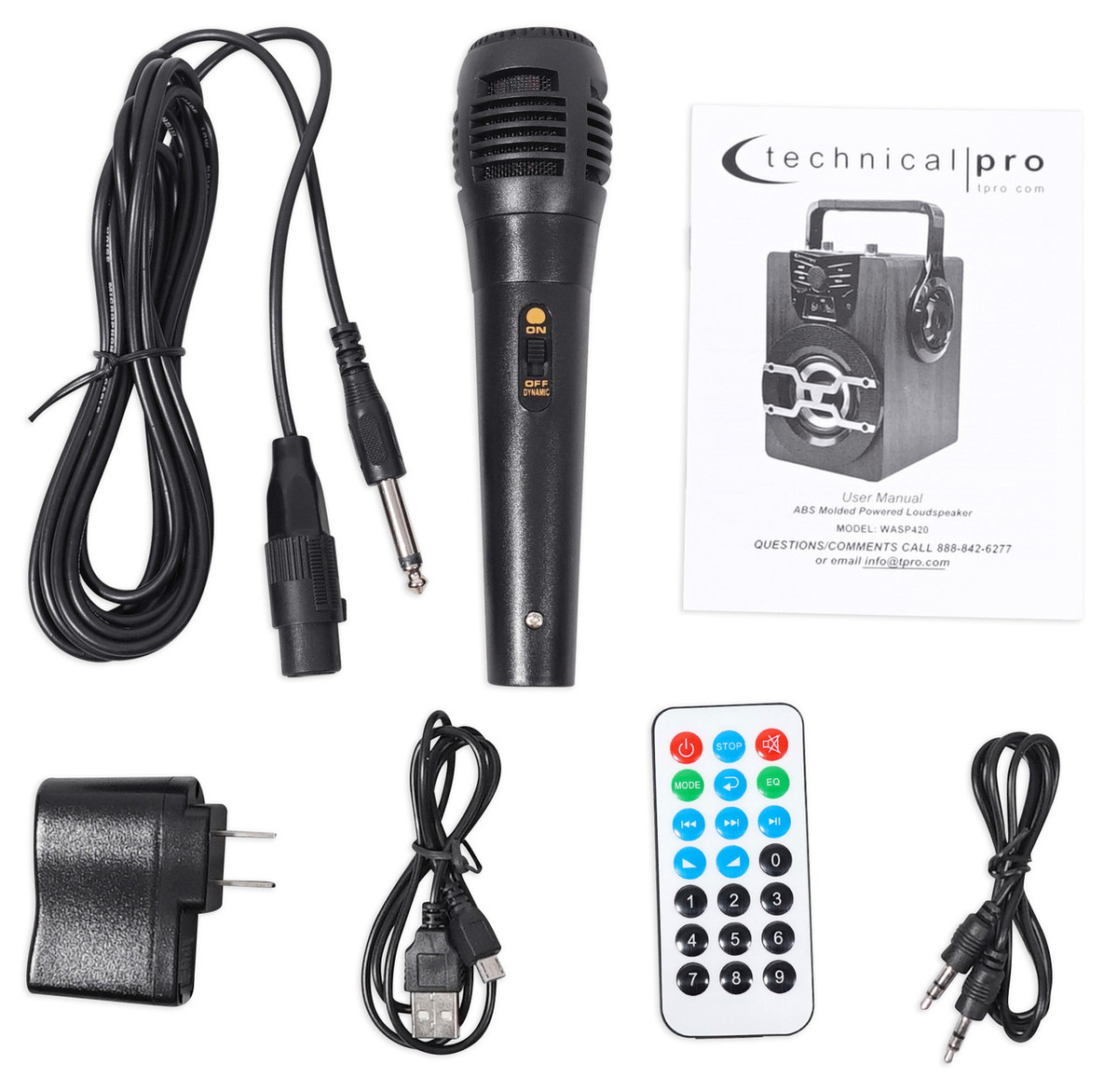 Home Rechargeable Bluetooth Karaoke Quarantine Activity System w/LED's+Mic