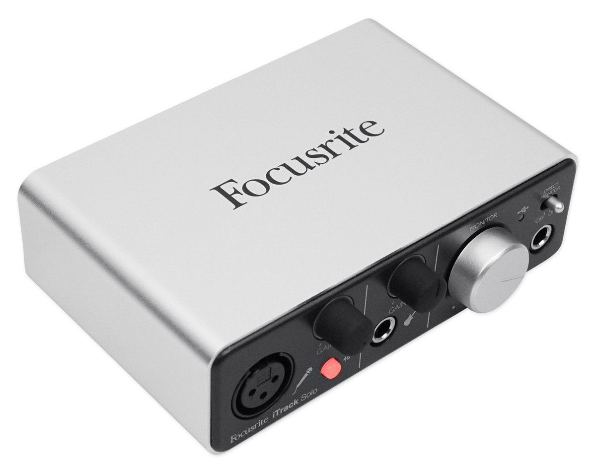 Focusrite ITRACK SOLO LIGHTNING USB Recording Interface+Free Samson ...