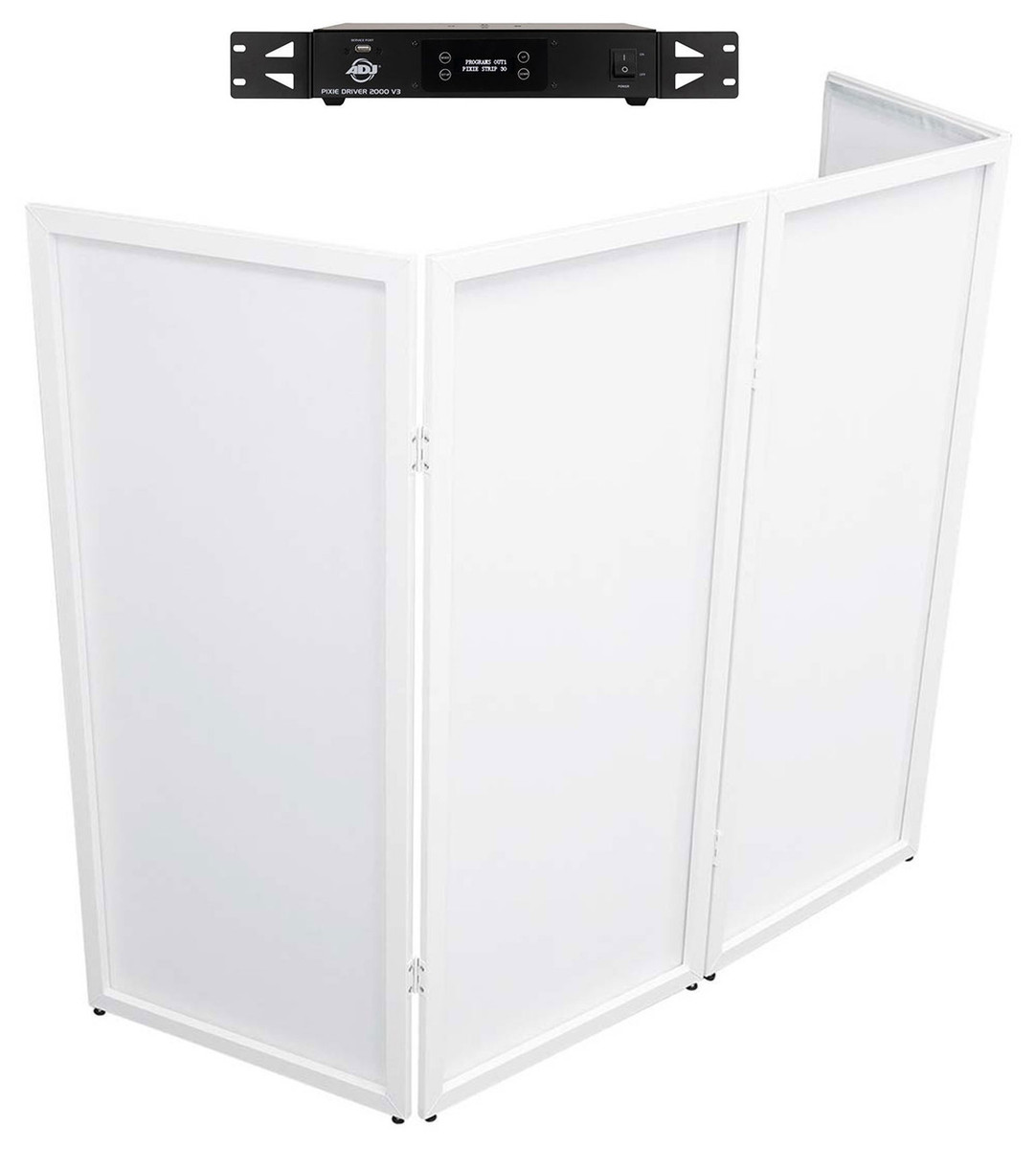 American DJ PIXIE DRIVER 2000 V3 Light Controller 4 Pixie Strip 30/60/120+Facade - Rockville Audio