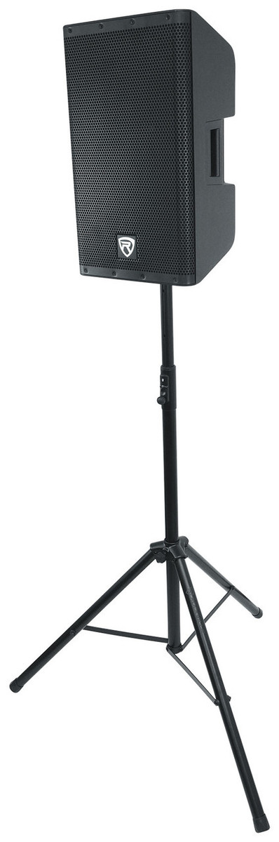 Rockville RVSS13 Tripod Push Button Pro DJ PA Speaker Stand+Air Assist ...