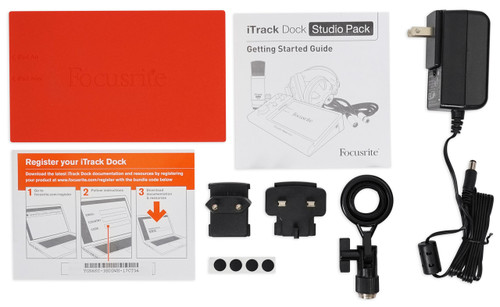 Focusrite iTrack Dock Studio Pack Recording Interface+Mic+Headphones+Cable 249.99