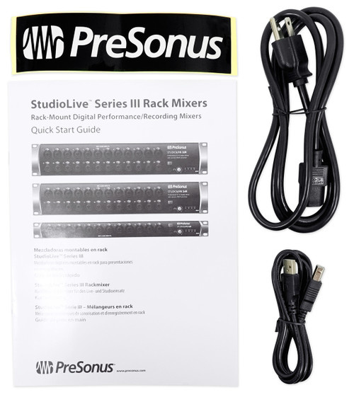 PRESONUS Studiolive 24R 24-Channel Digital Rack Mount Mixer w/24 XMAX ...