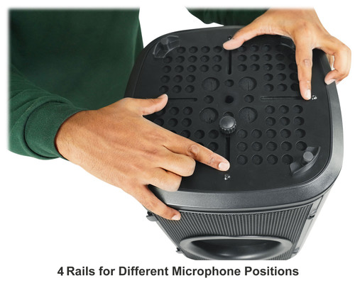 Rockville ISOBOX Portable Sound Isolation Box w/ Mic Stand, Pop Filter ...