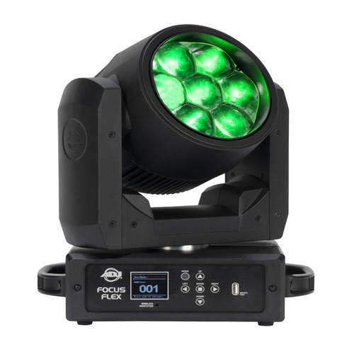 American DJ ADJ Focus Flex RGBW LED Wireless DMX Moving Head Light ...