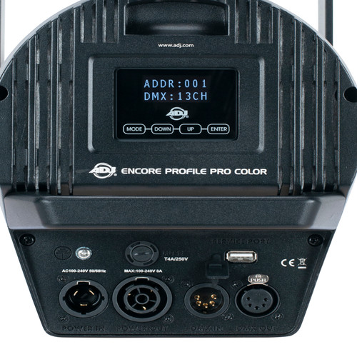 (4) American DJ ENCORE PROFILE PRO COLOR RGBWAL LED DMX Ellipsoidal ...