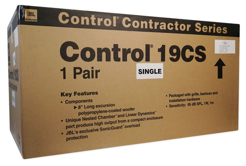 JBL CONTROL 19CS 8" 200 Watt In-Ceiling Home Subwoofer 8-Ohm Sub ...