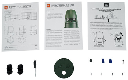 JBL Control 89MS 8" 80w Commercial 70v Landscape Subwoofer Above-Ground Sub