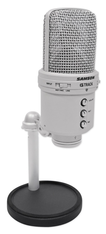 Samson G-Track Condenser Studio Recording Podcast USB Microphone+Audio ...