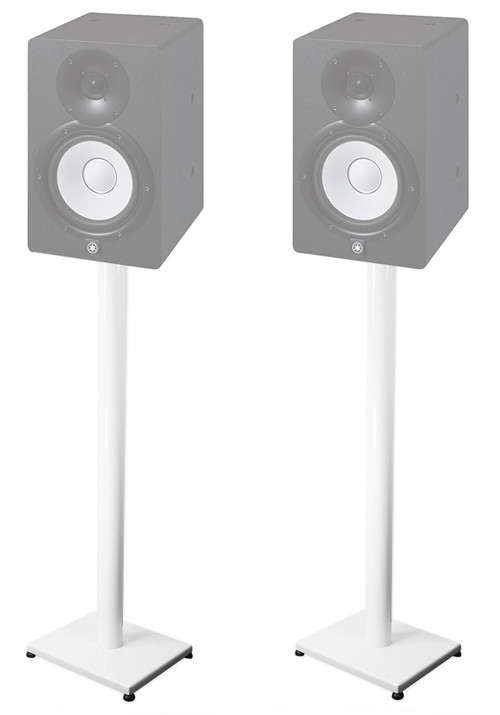Pair 37” Steel White Stands For Yamaha HS8 Studio Monitors 79.95