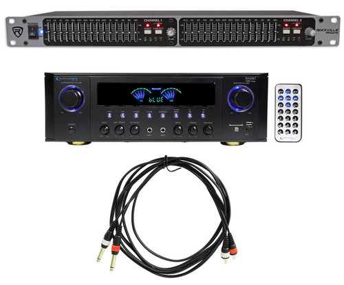 Technical Pro RX45BT Home Theater Receiver Bluetooth USB Bundle with ...