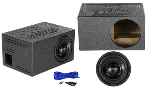 American Bass XD-1022 900 Watt 10" Car Audio Subwoofer+Vented Sub Box ...
