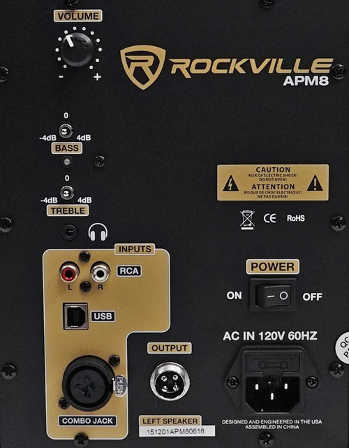APM8 AMP PLATE - Rockville Audio