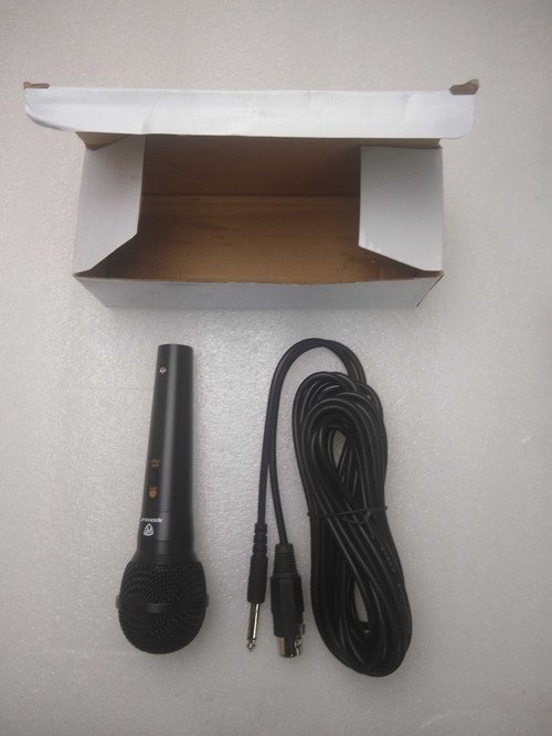 BLACK WIRED MIC AND CABLE - INCLUDES MIC CABLE (XLR to 1/4")