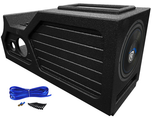 Rockville 12" Subwoofer+Center Console Sub Box Enclosure For 2007-2013 ...