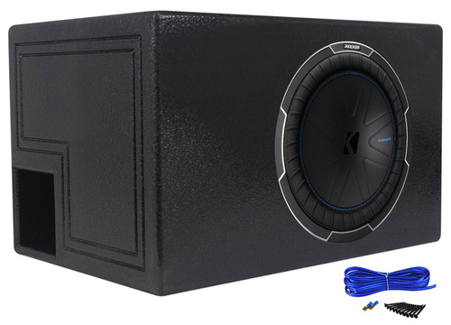 Kicker 51CWQ124 COMP Q 12" 1000w Car Subwoofer+Vented Sub Box Enclosure ...