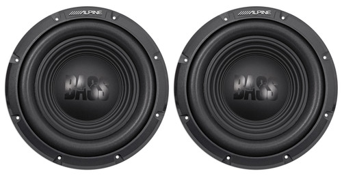 (2) Alpine W10S4 10" 1500 Watt Peak 500 Watt RMS 4-Ohm Car Audio ...