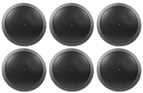 6 JBL CONTROL 16C/T-BK 6.5" 30w 70v Commercial Ceiling Speakers 4 ...