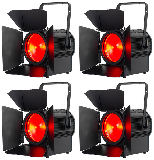 (4) American DJ Encore FR Pro Color 400W RGBALC LED DMX Fresnel Beam ...