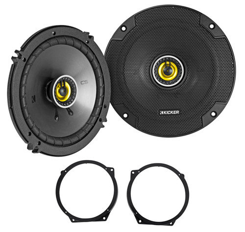 Kicker 46CSC 6.5" Front Speaker Replacement w/ Adapters For 02-08 Mini ...