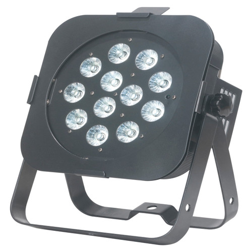 American DJ ADJ FLAT PAR TW12 60W RF Dynamic Tri-White LED DMX Par Wash ...
