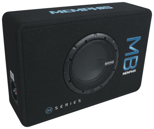 Memphis Audio MBE8S24 Single 8" Loaded Subwoofer in Sub Box Enclosure 2 ...