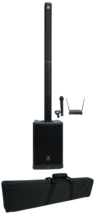 JBL PRX ONE 2000w Powered Column DJ PA Speaker+Subwoofer w/Mixer/DSP ...