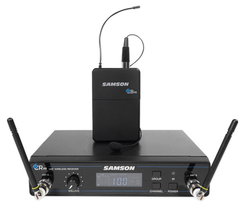 SAMSON Concert 99 Lavalier Microphone Lav Mic D-Band For Church Sound ...