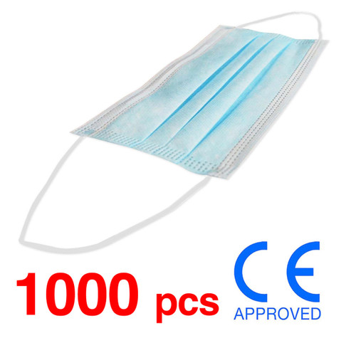 1000 Pack Disposable Surgical Face Mask Sterilized Face Masks (98% ...