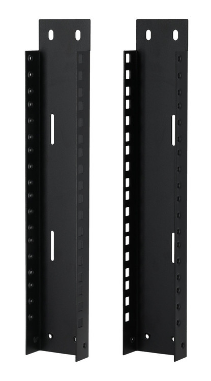 Rockville RAIL6U 6U Reversible Rack Rails With M5 Circle or Square ...