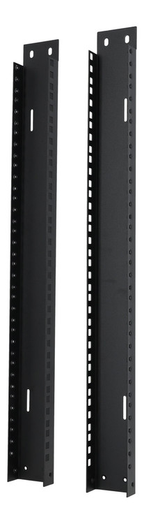 Rockville RAIL12U 12U Reversible Rack Rails With M5 Circle or Square ...