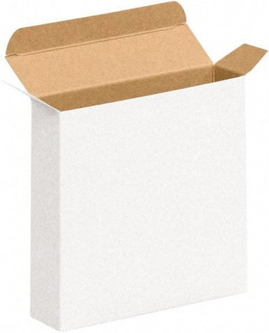MSC RTC37W Chipboard Shipping Box: 4" Long, 4" High