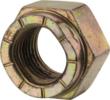 Value Collection 446056PR Hex Lock Nut: Distorted Thread, 3/8-24, Grade ...
