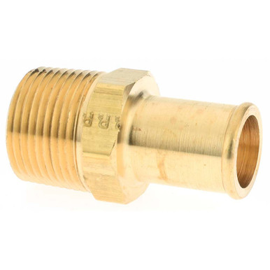 Parker PF-00349 Barbed Hose Fitting: 3/4" x 3/4" ID Hose, Connector