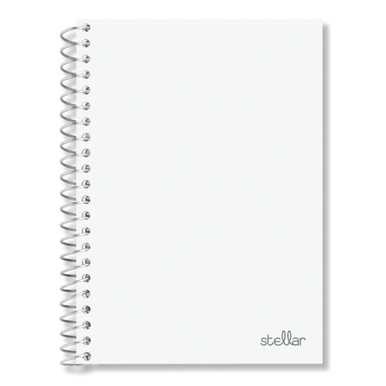 OFFICE DEPOT ODDI-STLCR-WHT Brand Stellar Notebook, 4-1/2in x 7in, 1 ...