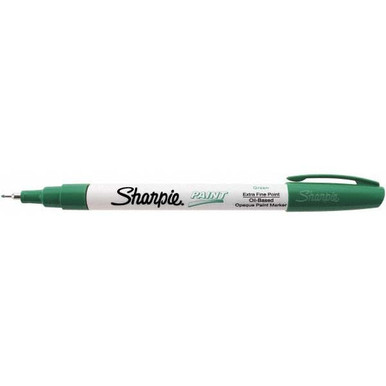 Sharpie 35529 Paint Pen Marker: Green, Oil-Based, Extra Fine Point