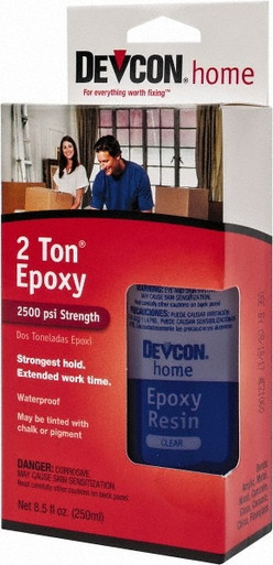 Devcon 33345 Two-Part Epoxy: 4.5 oz, Bottle Adhesive
