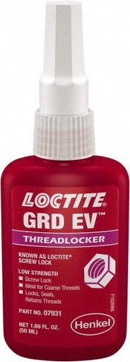 Loctite 195895 Threadlocker: Purple, Liquid, 50 mL, Bottle