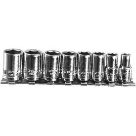 INTEGRATED SUPPLY NETWORK Chrome Socket 1/4"" Drive 15mm Short p/n ...