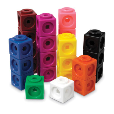 LEARNING RESOURCES, INC. LER4287 Learning Resources Mathlink Cubes, Set ...