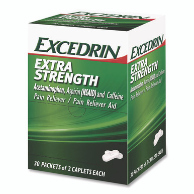 ACME UNITED CORPORATION Excedrin® 2756950 X-Strength Caplets, 2 Caplets ...