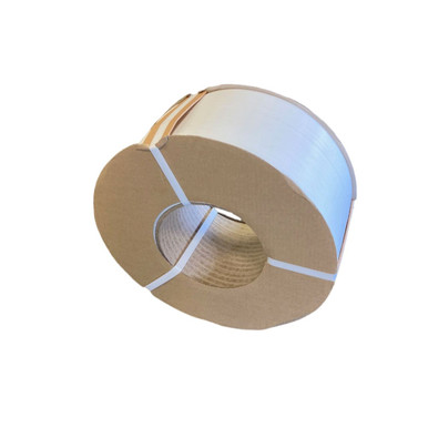 6mm wide embossed white Polypropylene Strapping