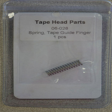 Spring, Tape Guide Finger
