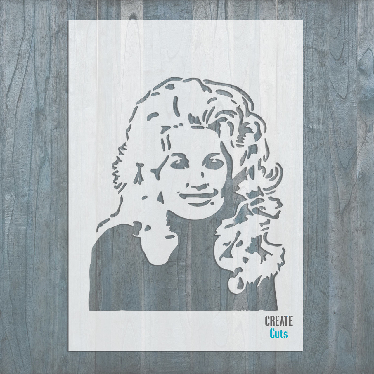 Dolly Parton Stencil